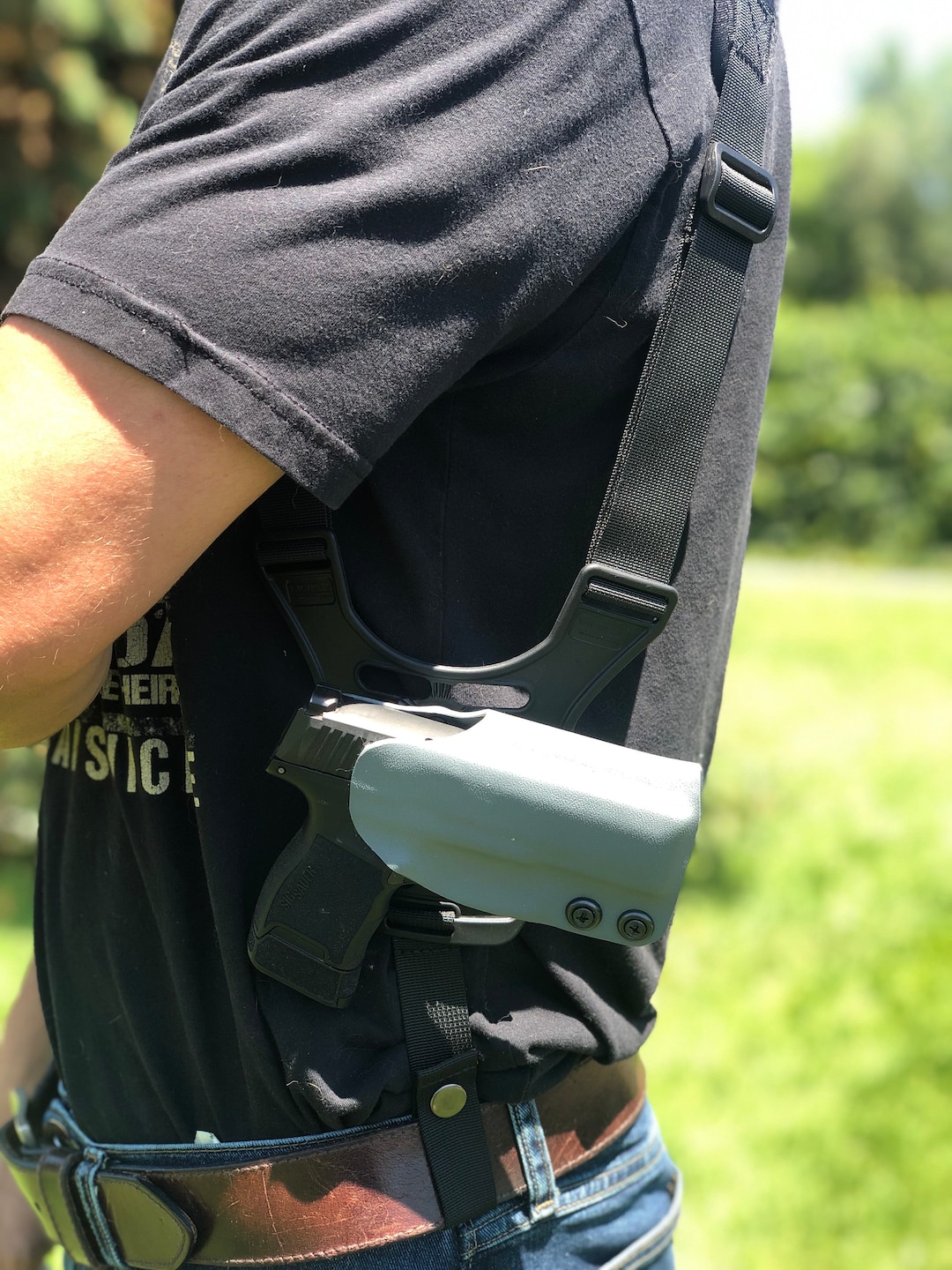 1911 5" Shoulder Holster- Optic Cut, Compatible With Flashlights- Many ...