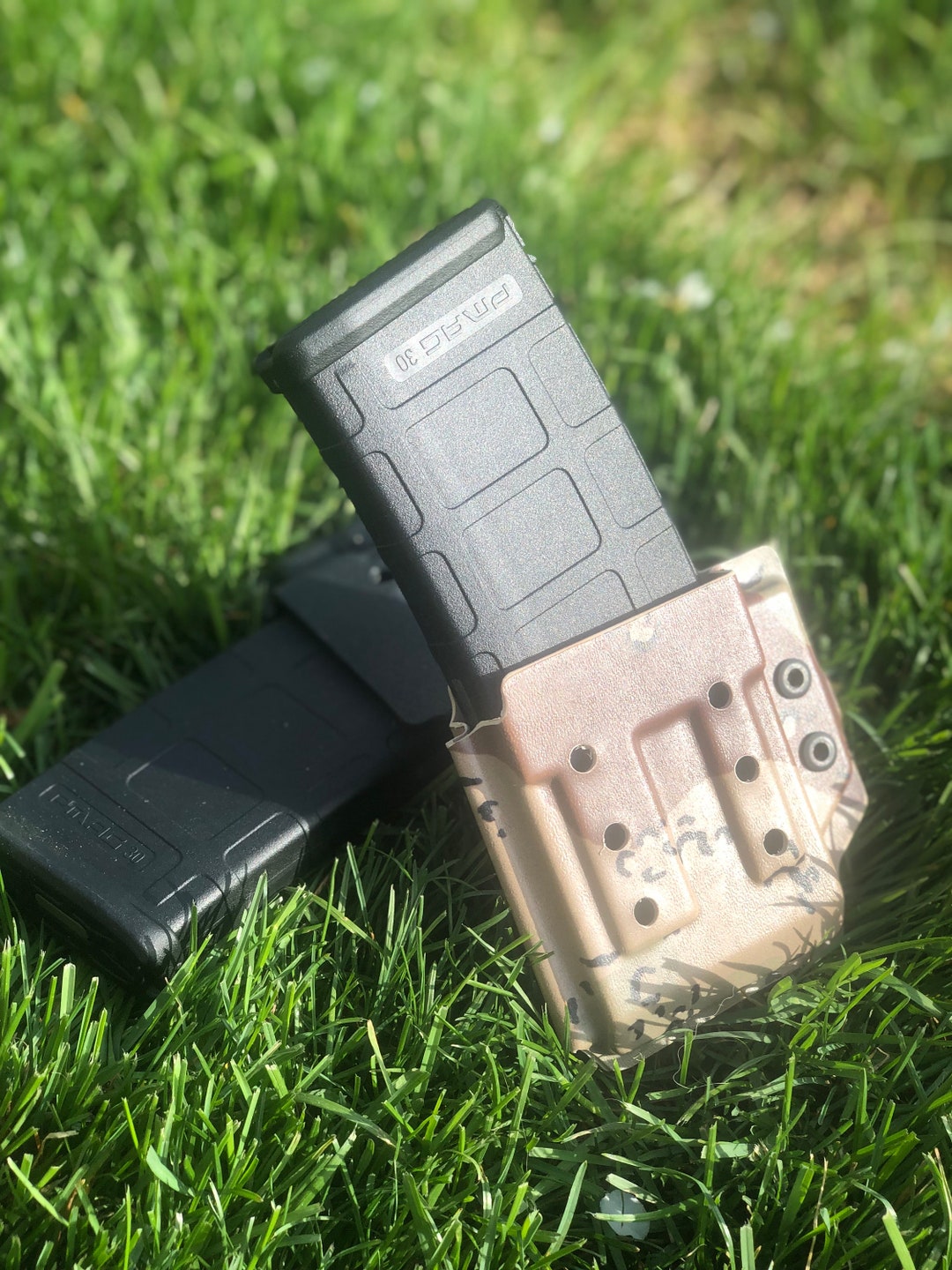 Kydex AR-15 Magazine Carrier - Tek Lok or MOLLE Attachment - Adjustable ...