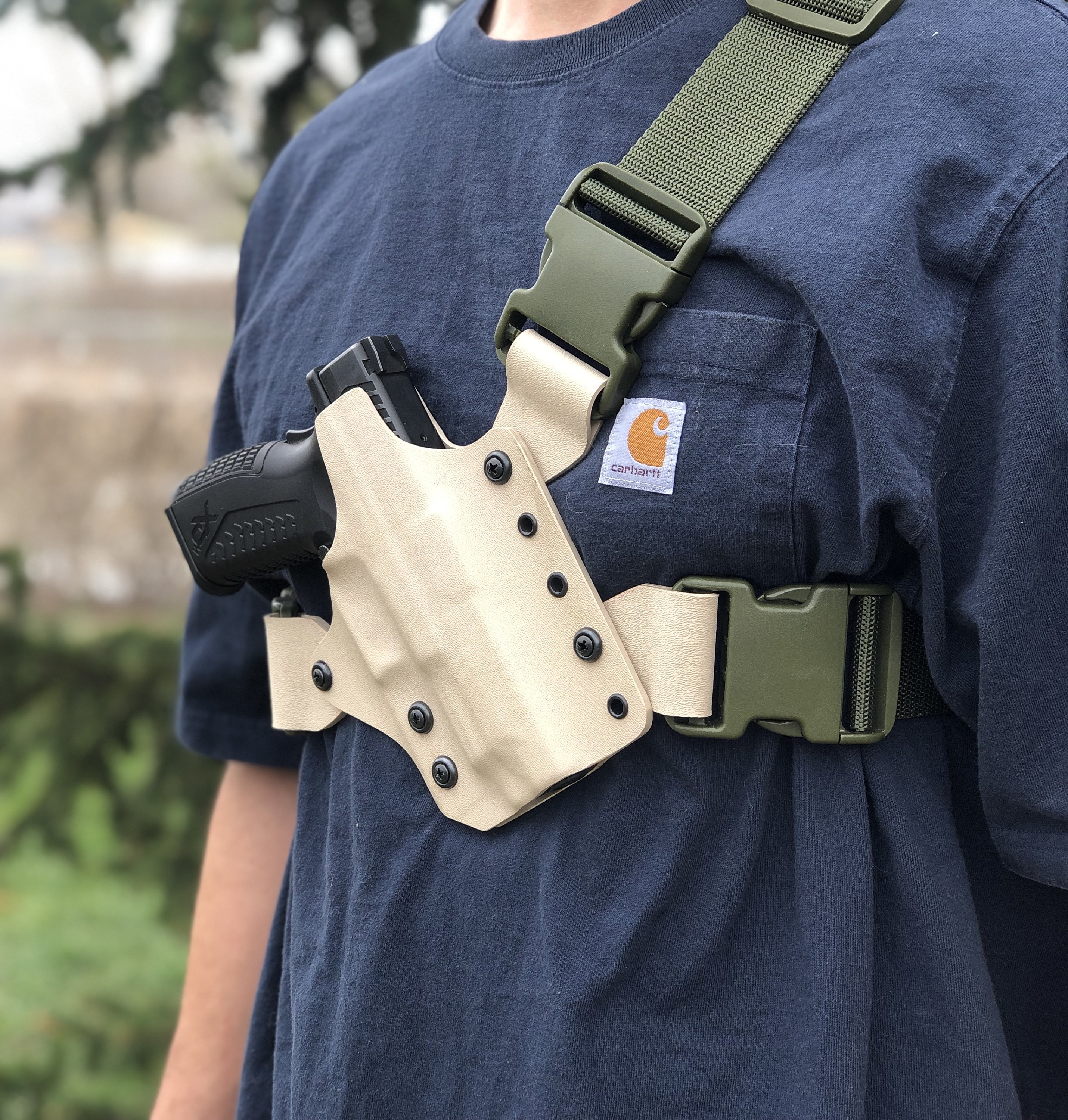 Canik TP9 Elite Heavy-duty Kydex Chest Holster Ideal for - Etsy