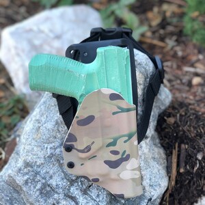 Glock 20/21 Drop Holster - OWB Drop Leg- Compatible With Flashlights - Etsy