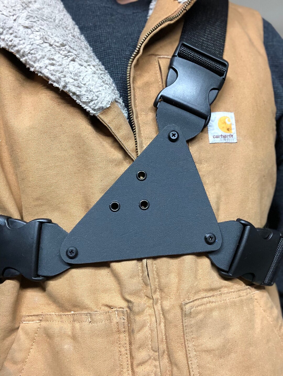 Strap System for Attaching an OWB Holster to a Chest Rig. - Etsy