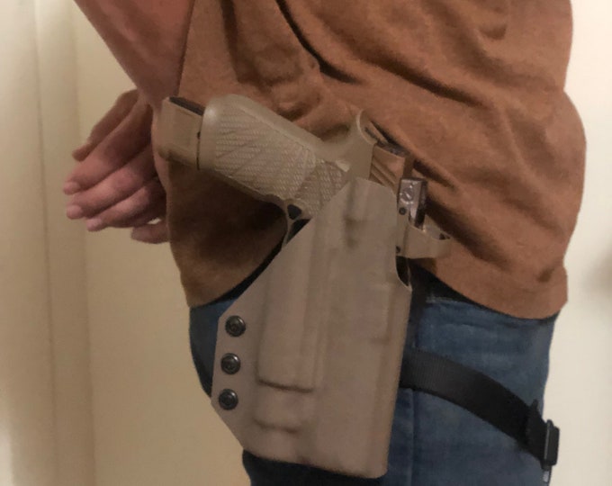 Canik Rival Duty Drop Holster Adjustable Retention Flashlight ...