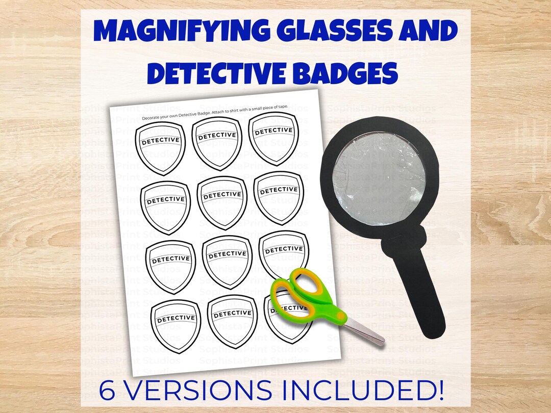 Detective Birthday Party | VBS 2025 Magnified Magnifying Glass ...