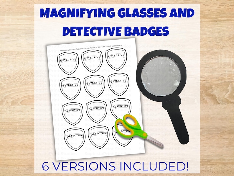 Detective Birthday Party | VBS 2025 Magnified Magnifying Glass | Vacation Bible School 2025 ...
