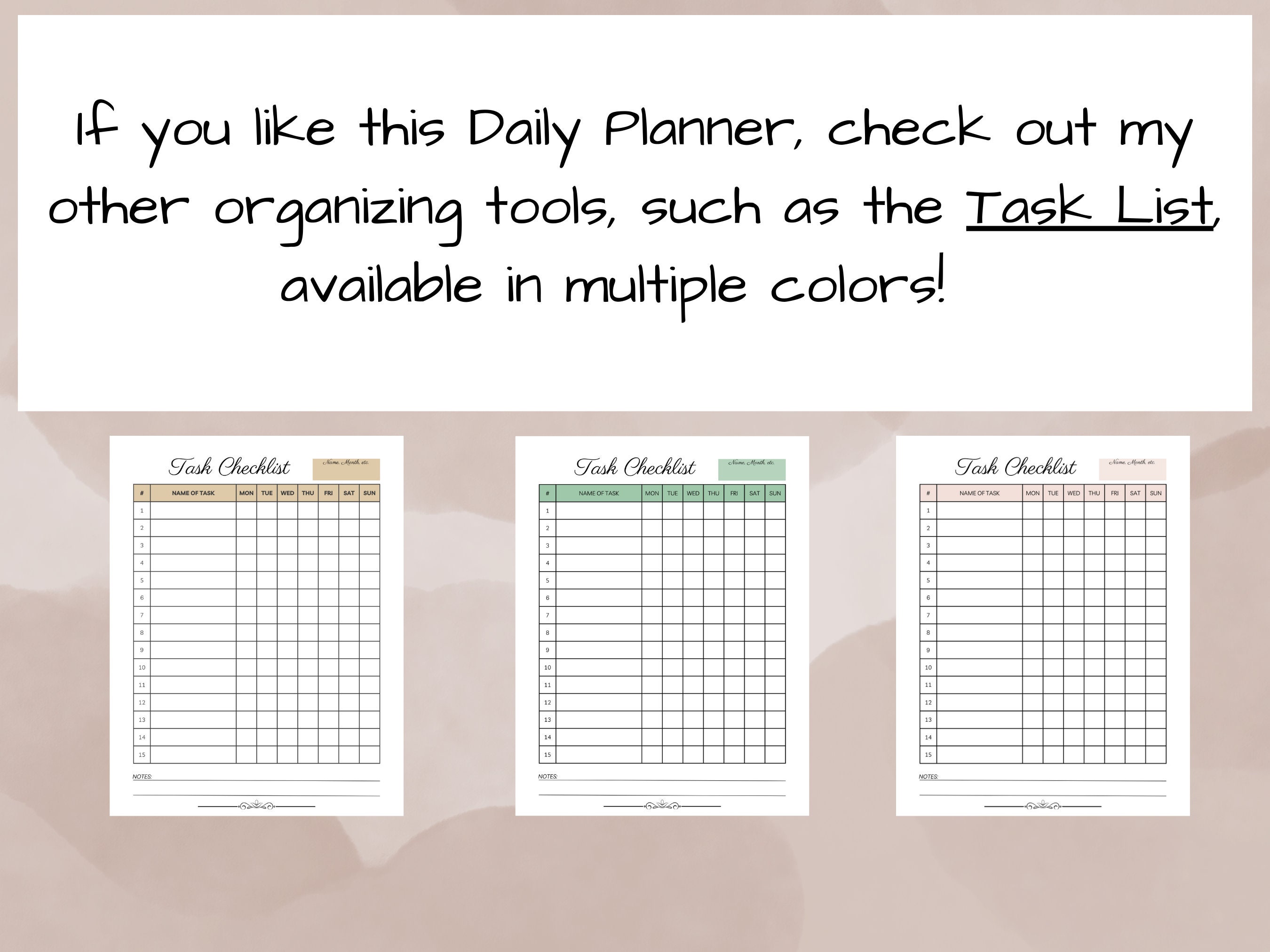 Printable Daily Planner | to Do List Tracker - Etsy