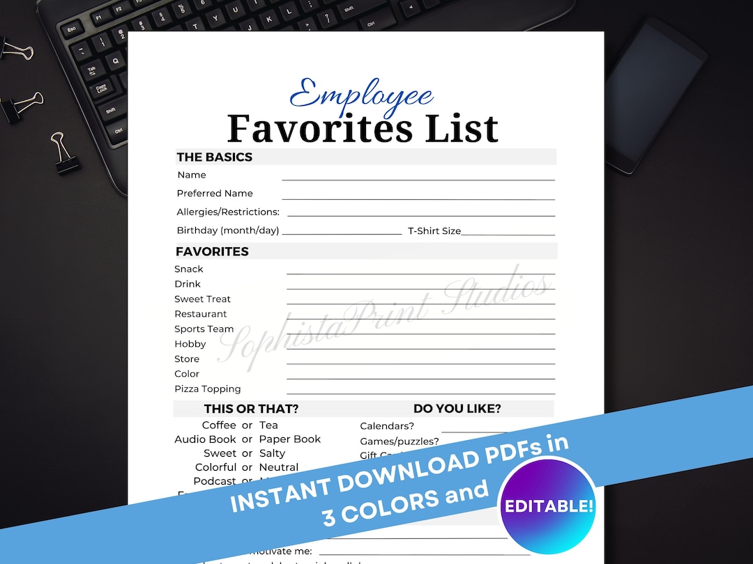All About Coworker | Employee Favorites | Team Building | Favorite ...