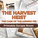 Harvest Heist Escape Room | Fall Party Game | Family Escape Room ...