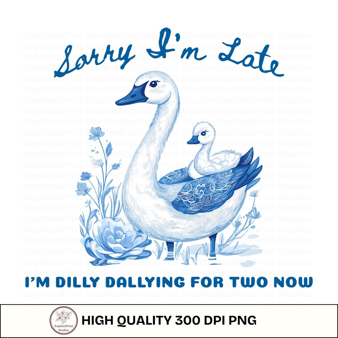 Dilly Dallying for Two Now PNG, Pregnancy Announcement, Aesthetic Dilly ...
