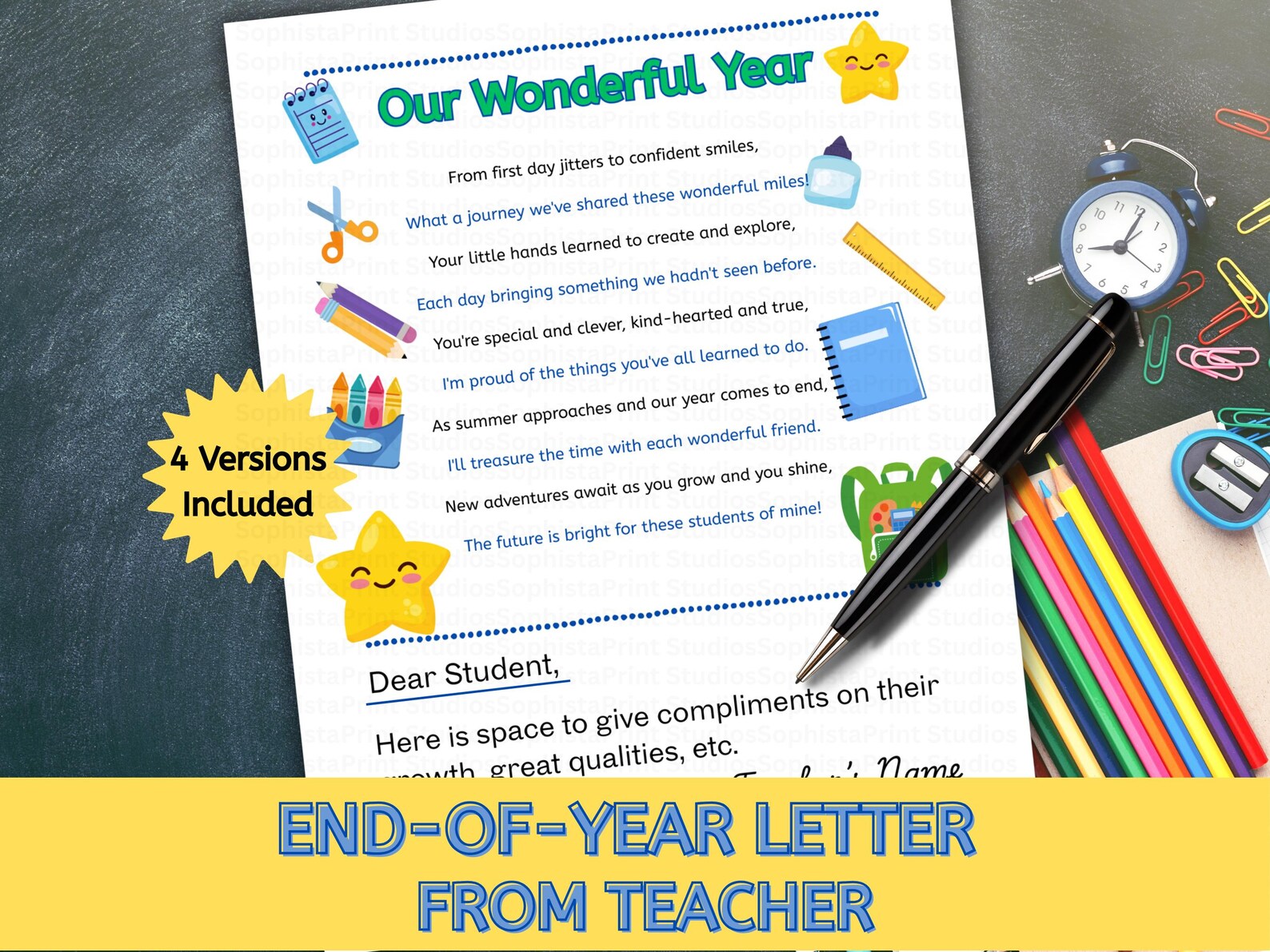 Preschool Keepsake | Letter From Teacher | Poem From Teacher ...
