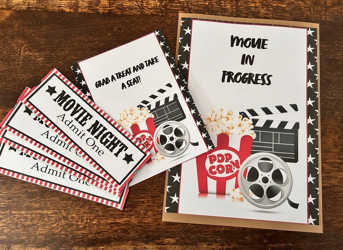 Movie Night Pack/ Movie at Home/ Part Pack - Etsy