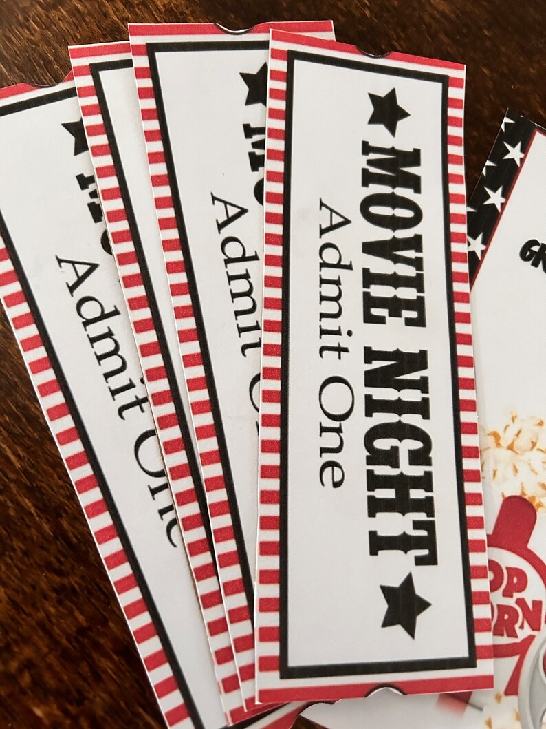 Movie Night Pack/ Movie at Home/ Part Pack - Etsy