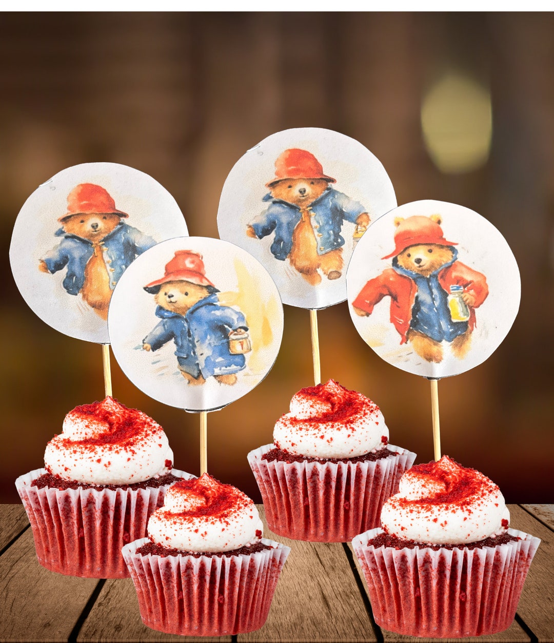 Paddington/ Cake Topper/ Birthday/ 3D/ Birthday Cake Topper / 1st ...