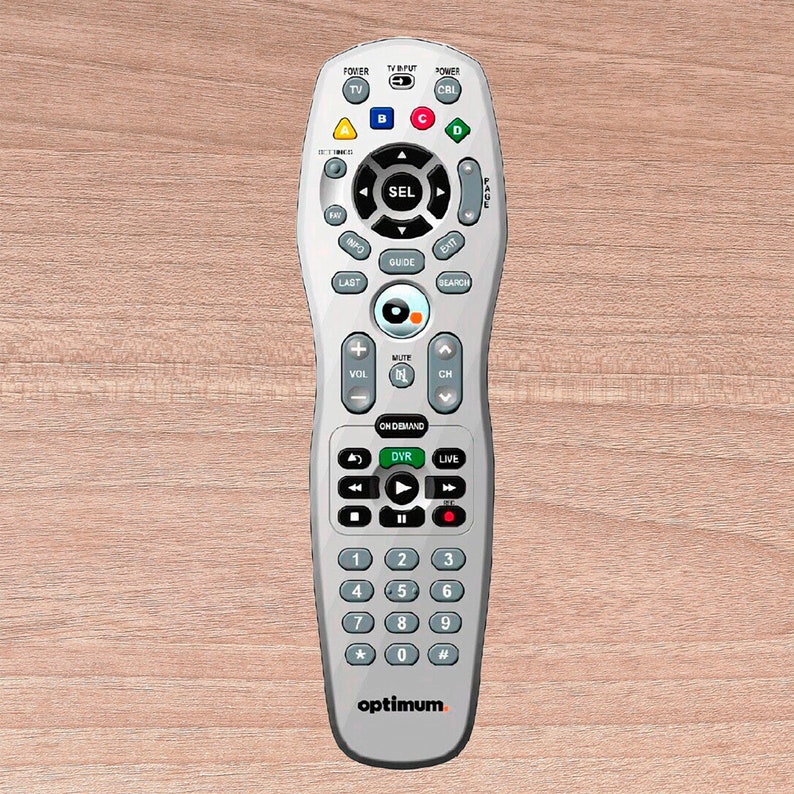Cablevision Optimum Model URC 2464 B00 Universal Remote Control ...