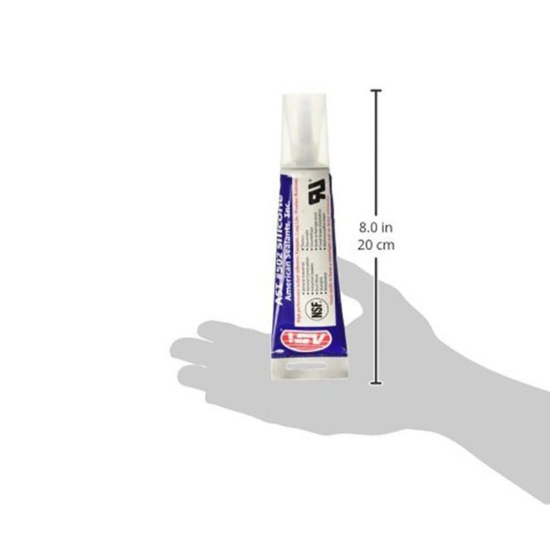 ASI 388 Clear Electronic Grade Silicone - 2.8 Oz Squeeze Tube and 10.2 ...