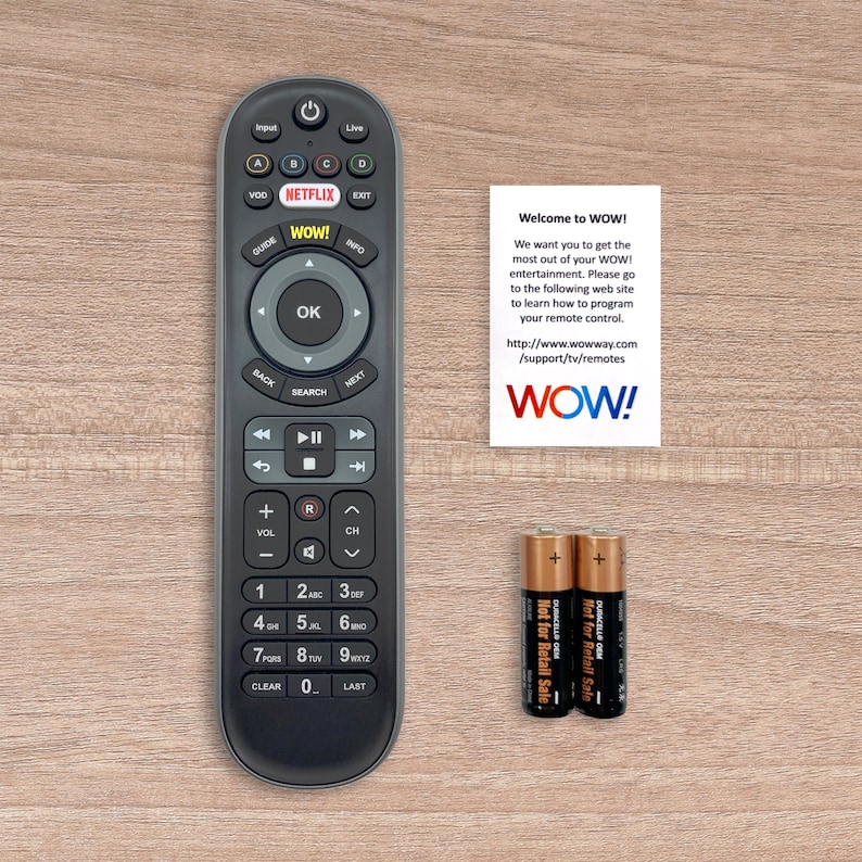 WOW TV Netflix Remote Control URC2135 - Etsy