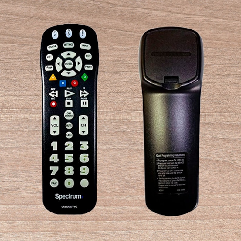 Spectrum TV Remote Control Ur3-sr3s (big Button for the People With Bad ...