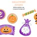 Halloween Candy and Sweets Clip Art, Ghost Clip Art, Cute Halloween ...