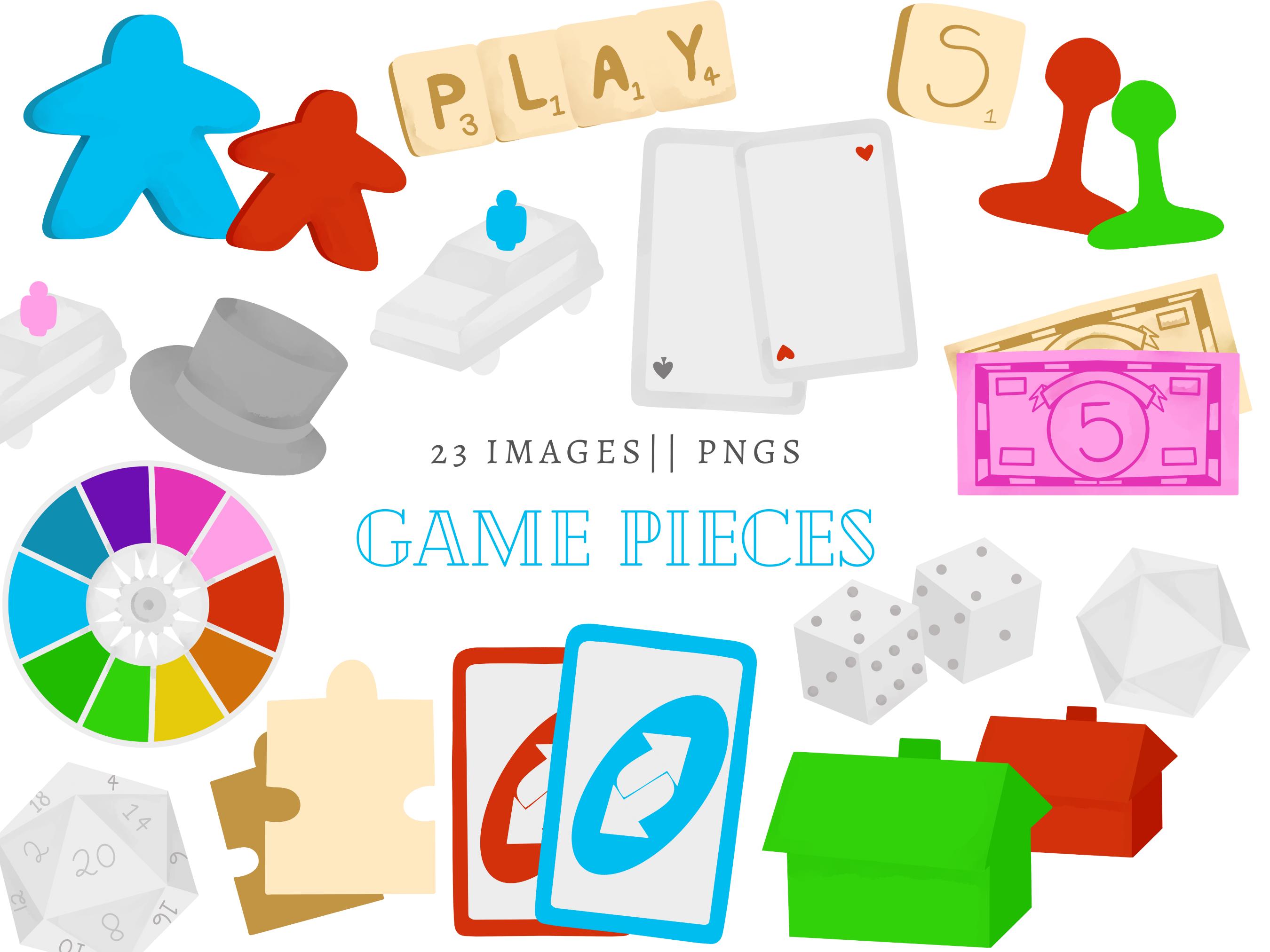 Boardgame PNG Bundle, Game Pieces PNG Set - Etsy