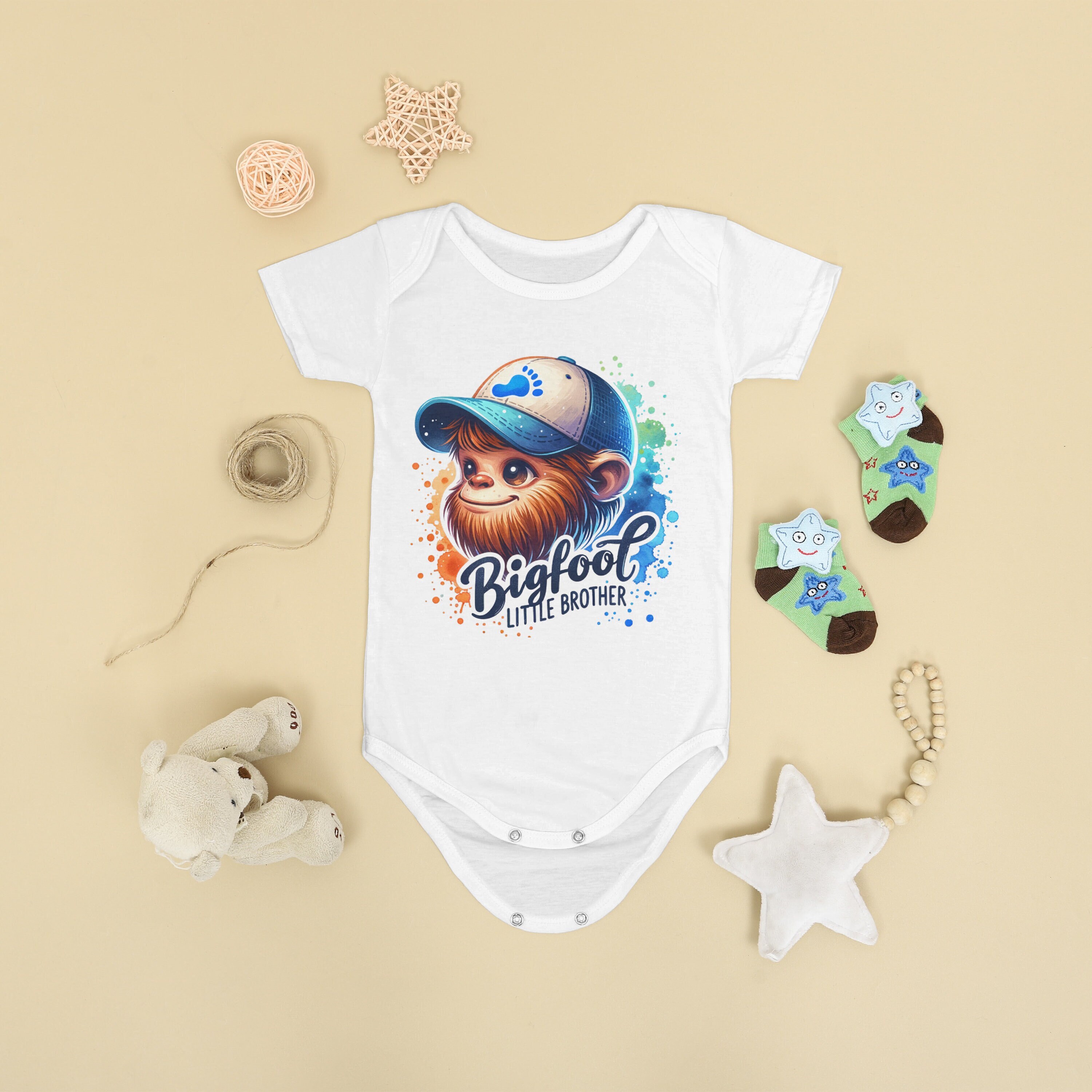 Bigfoot Little Brother - Sublimation PNG Digital Download for Photo ...