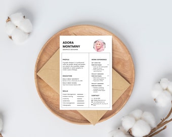 Resume Template | Digital Product | Digital Download | Modern CV ...