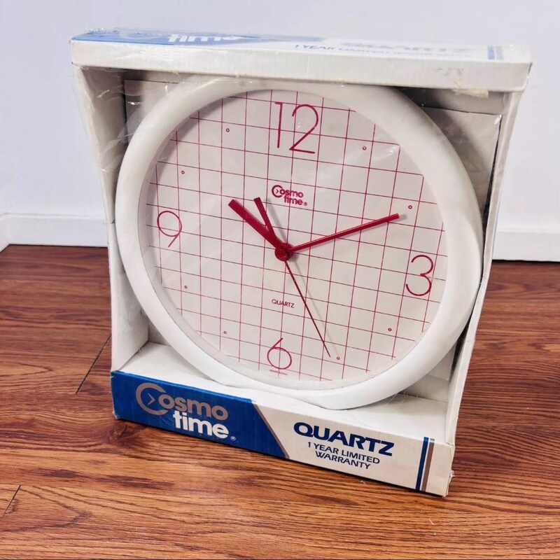 80s Wall Clock - Etsy