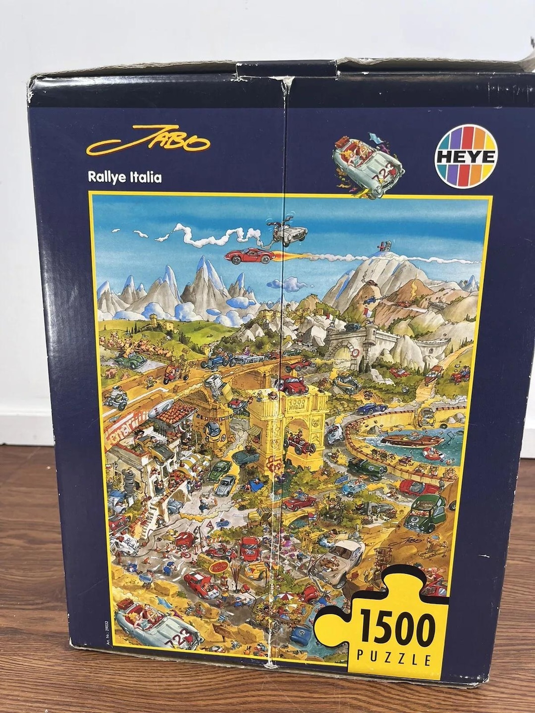 HEYE Jigsaw Puzzle Jabo Rallye Italia 1500 Pieces Jan Birck COMPLETE ...