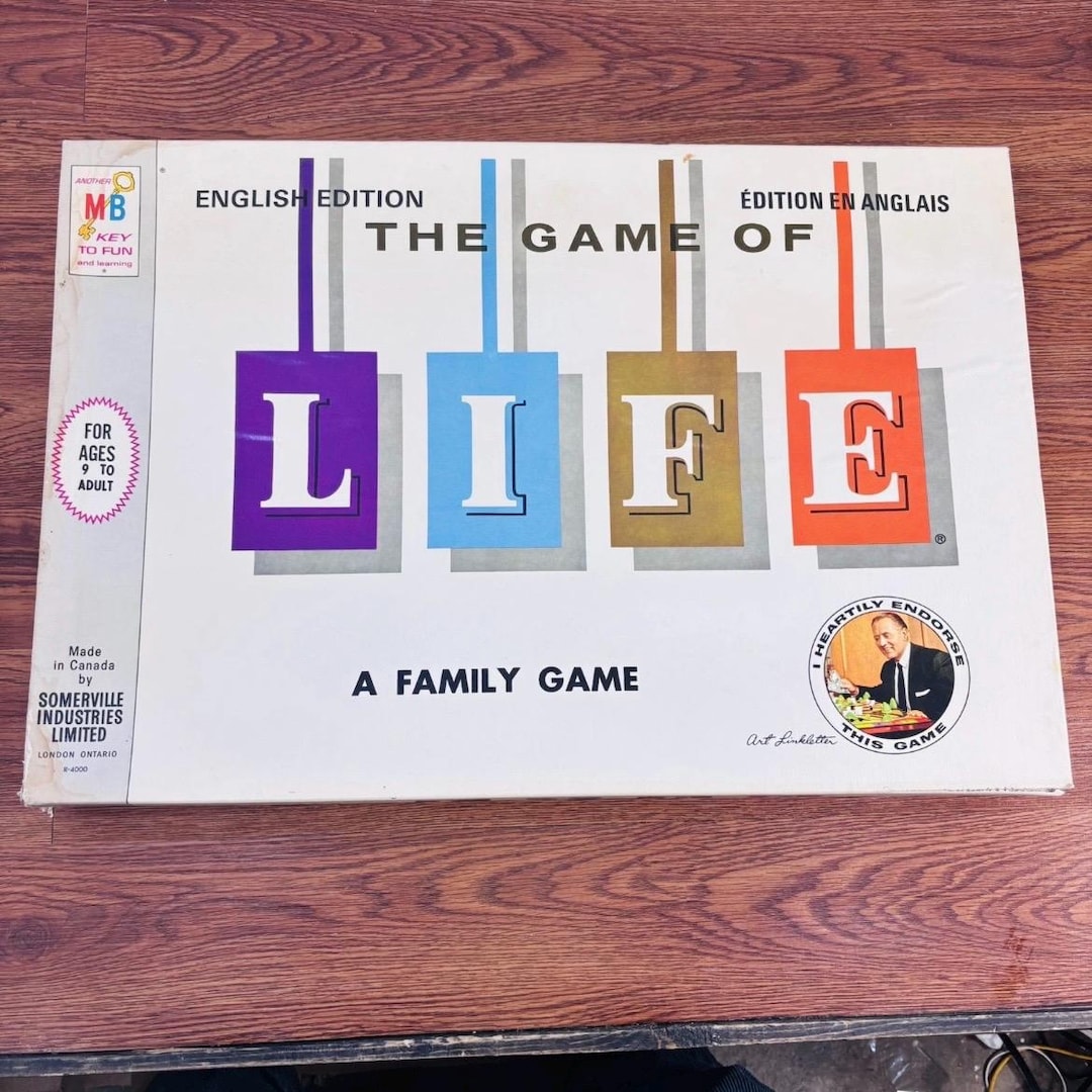 Vintage the Game of Life 1960 First Edition Complete Milton Bradley ...