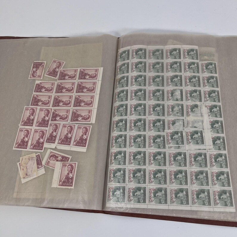 Huge Lot of Misc Canadian Stamp Sheets - Uncut - Rare Set - Etsy