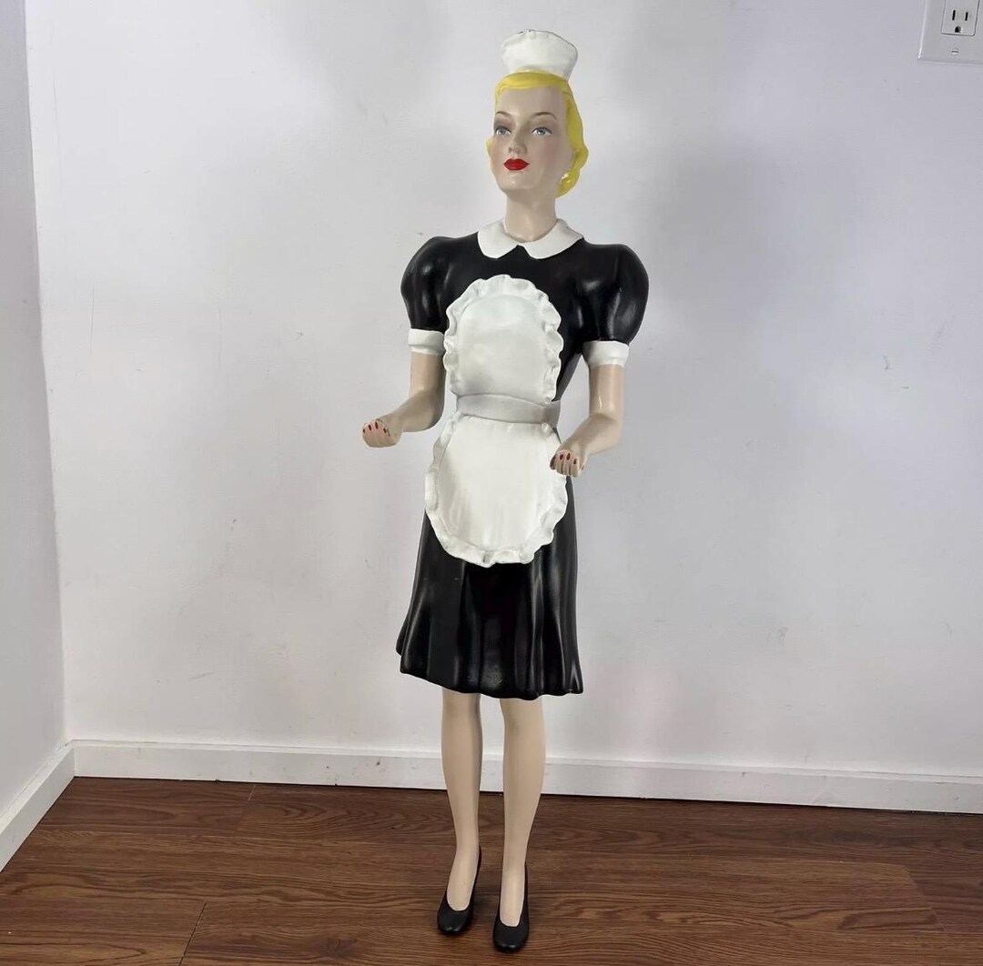 Vintage Maid Statue Pop Modern Art Store Display Rare - Etsy