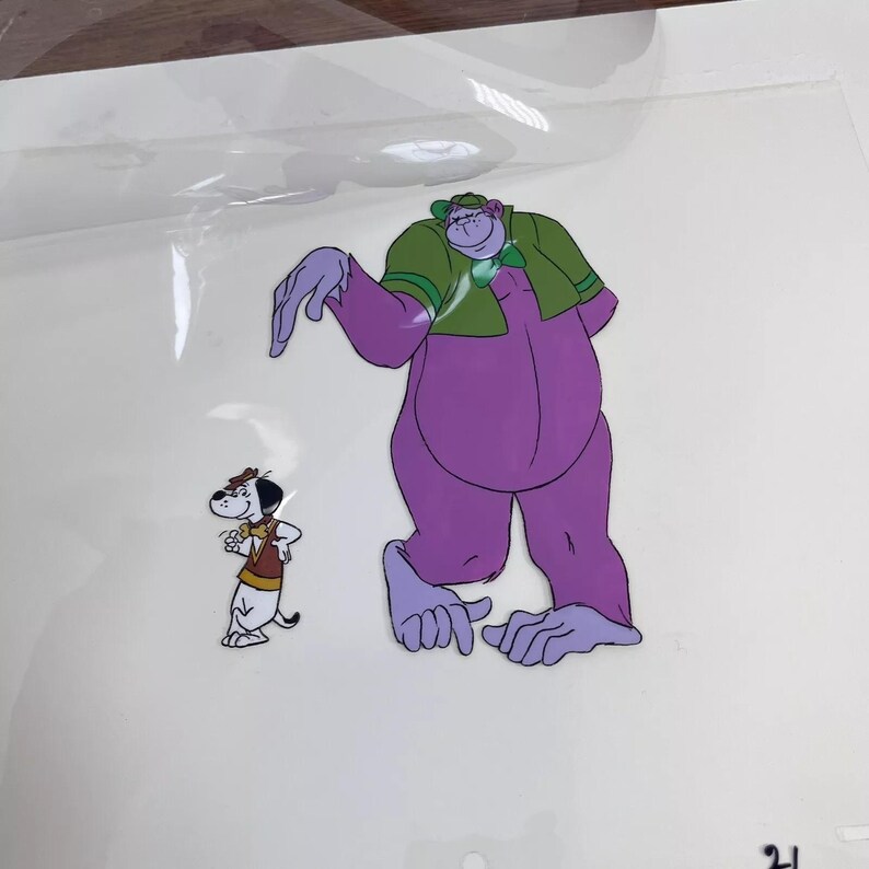 Grape Ape and Beegle Beagle Animation Cel - Hanna Barbera - Etsy
