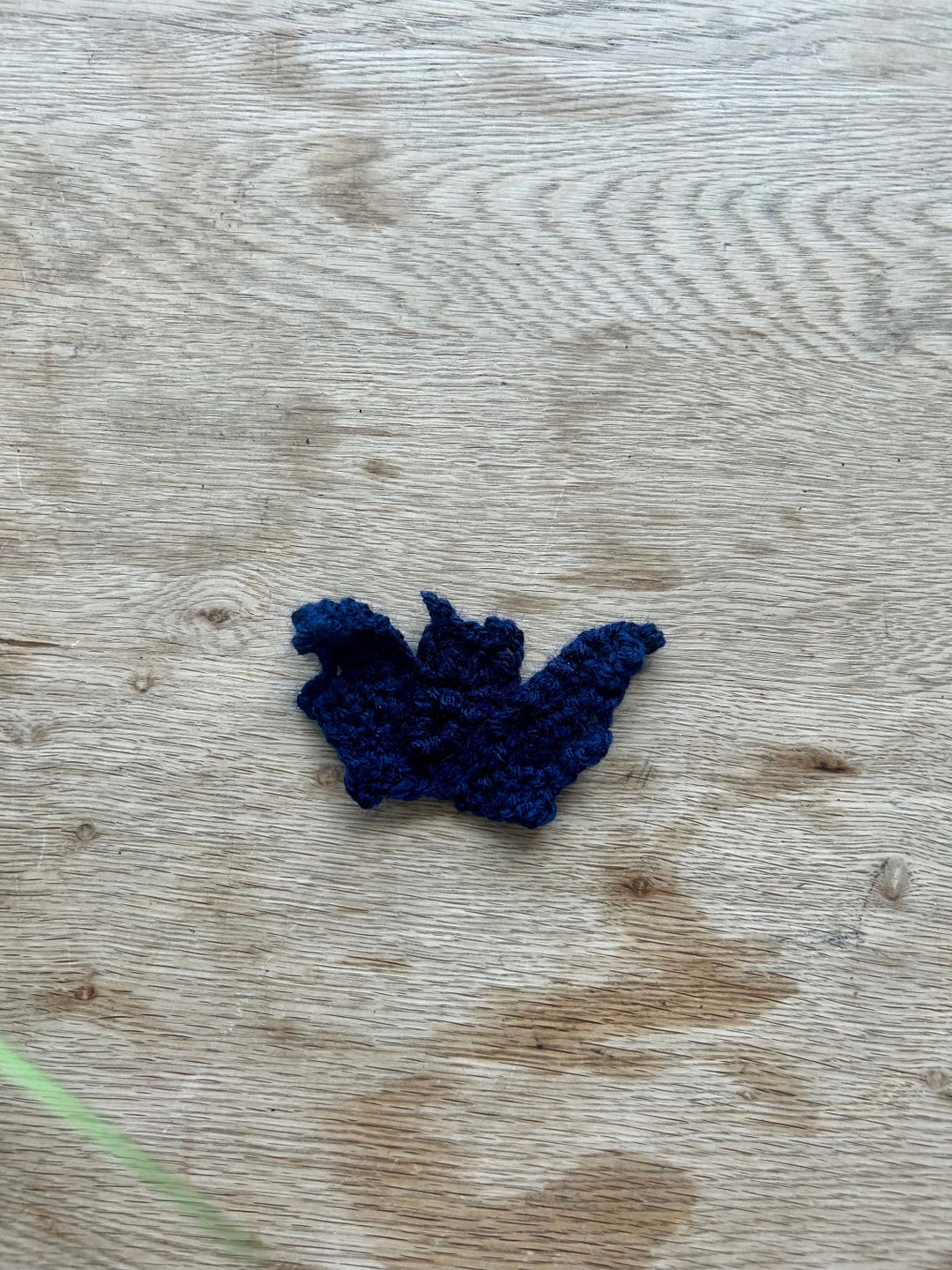 Crochet Bat Applique Bat Motif Sewing Cardmaking Bat - Etsy