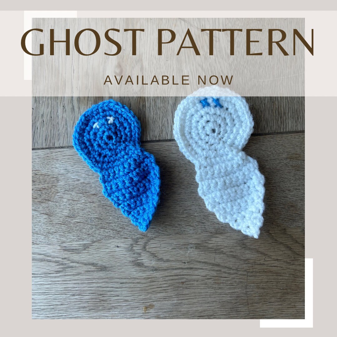 Crochet Ghost Applique Pattern - Etsy