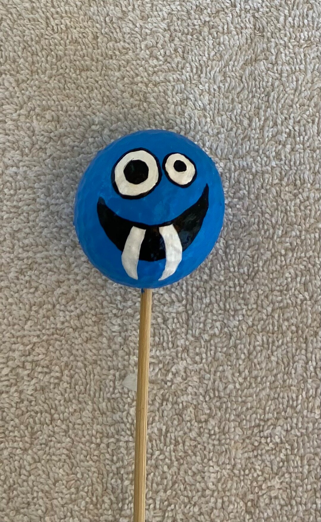 Golf Ball Monster Red - Etsy