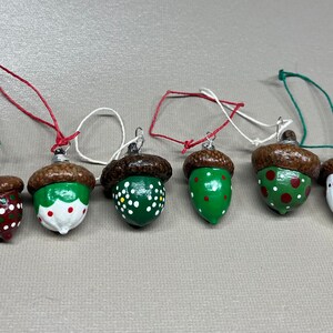 Christmas Acorn Ornaments - Etsy