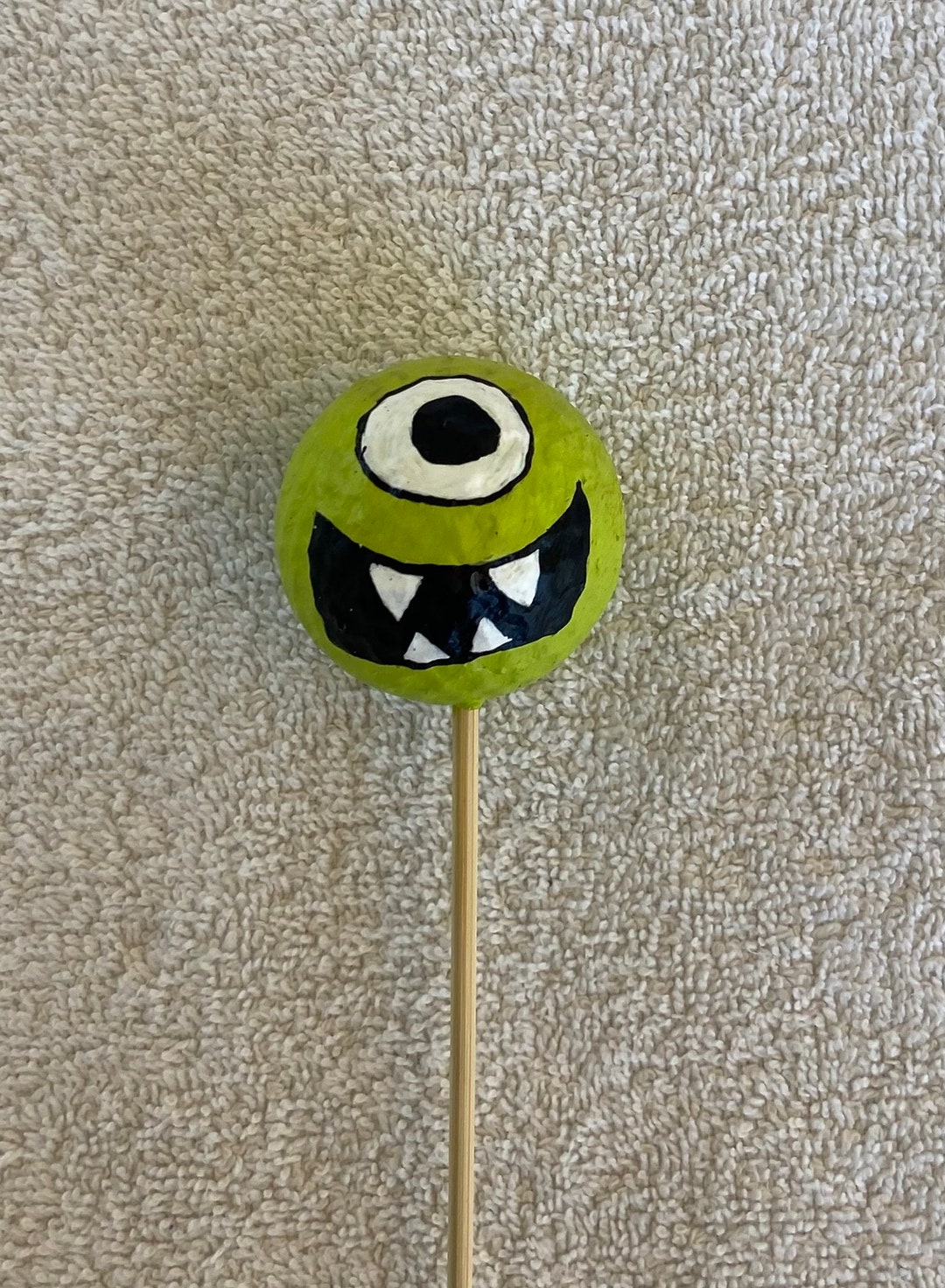 Golf Ball Monster Greenish Yellow - Etsy