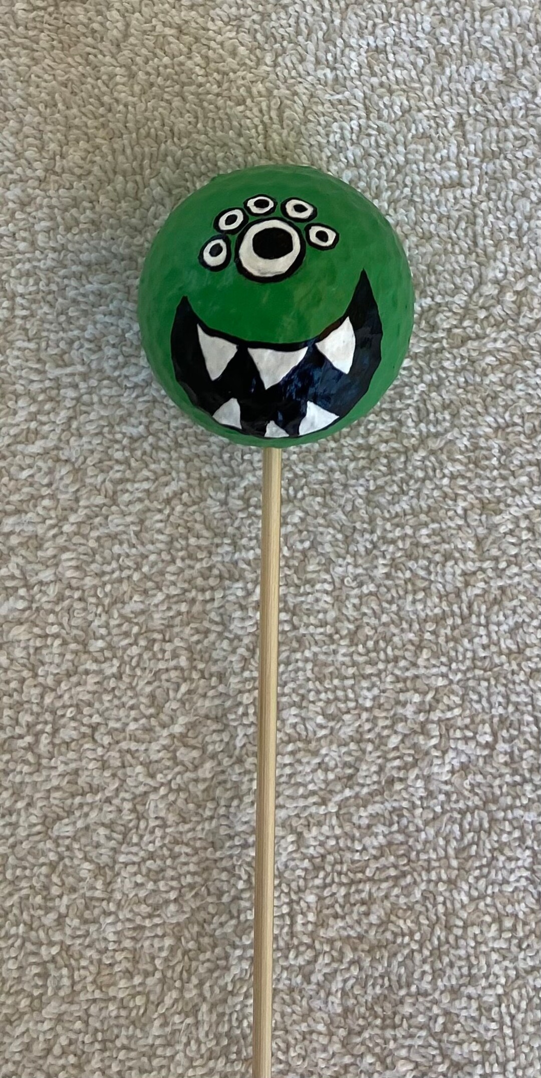 Golf Ball Monster Green - Etsy