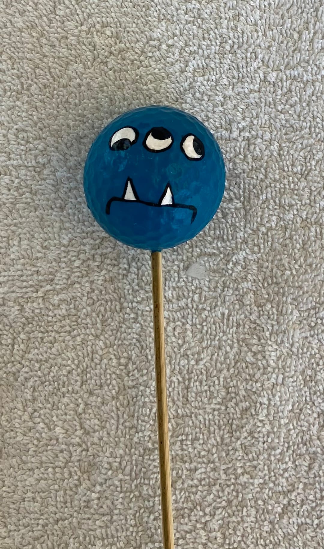 Golf Ball Monster Dark Blue - Etsy