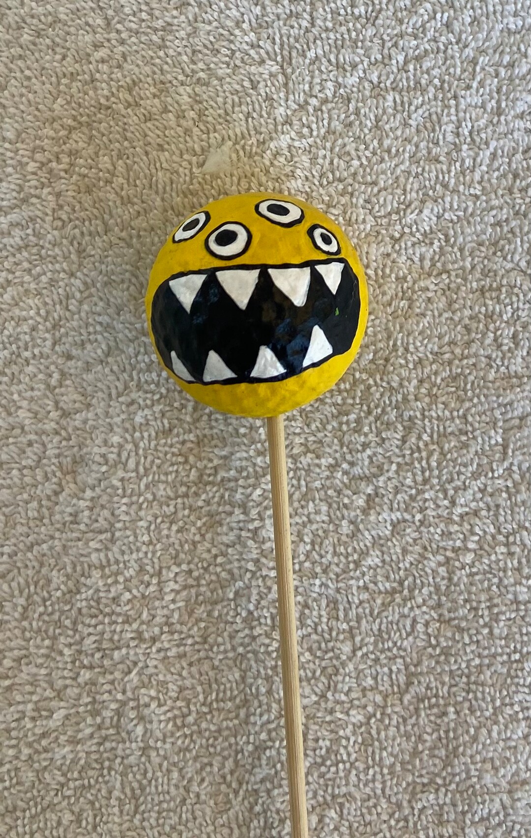 Golf Ball Monster Yellow - Etsy