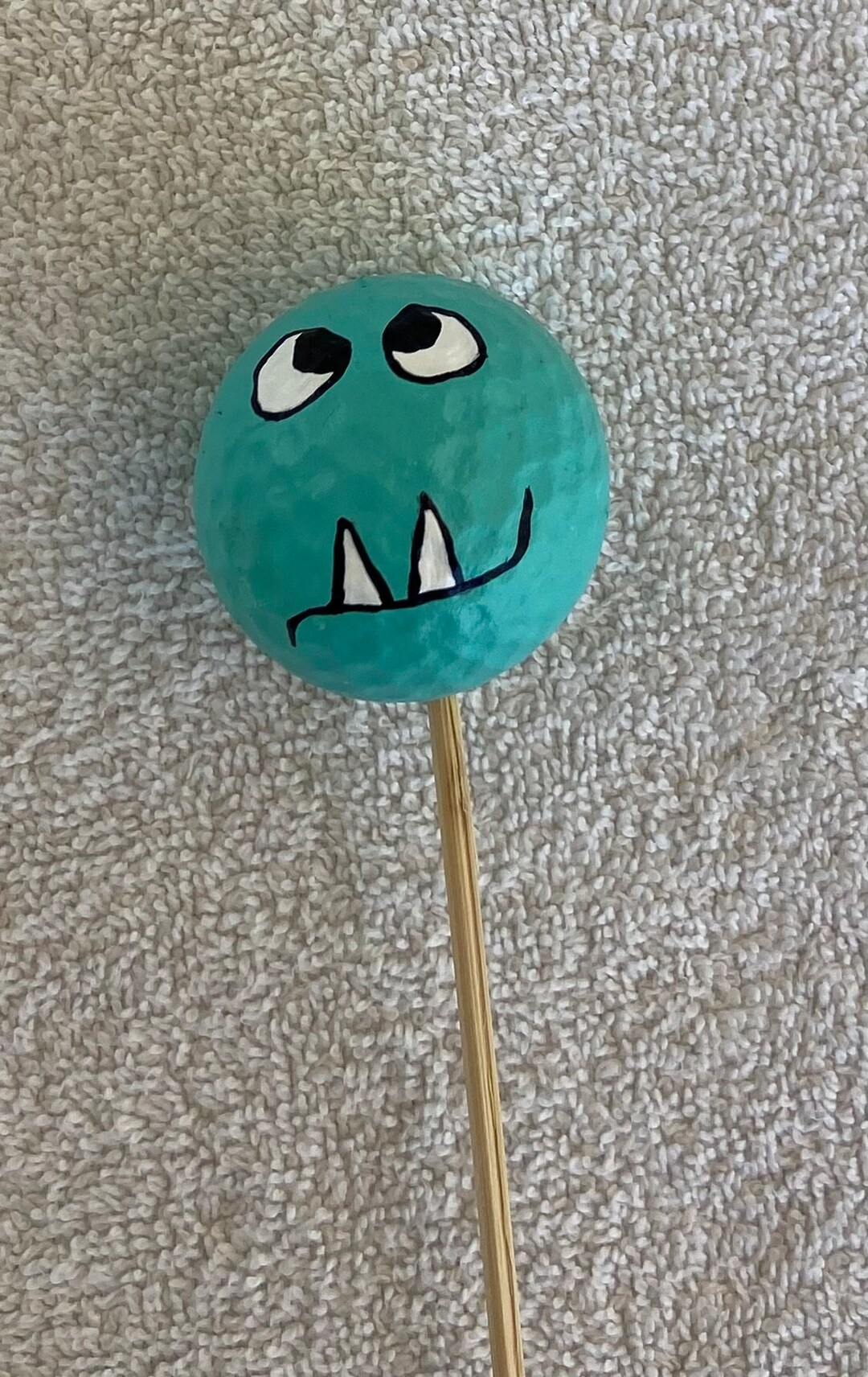 Golf Ball Monster Light Blue - Etsy