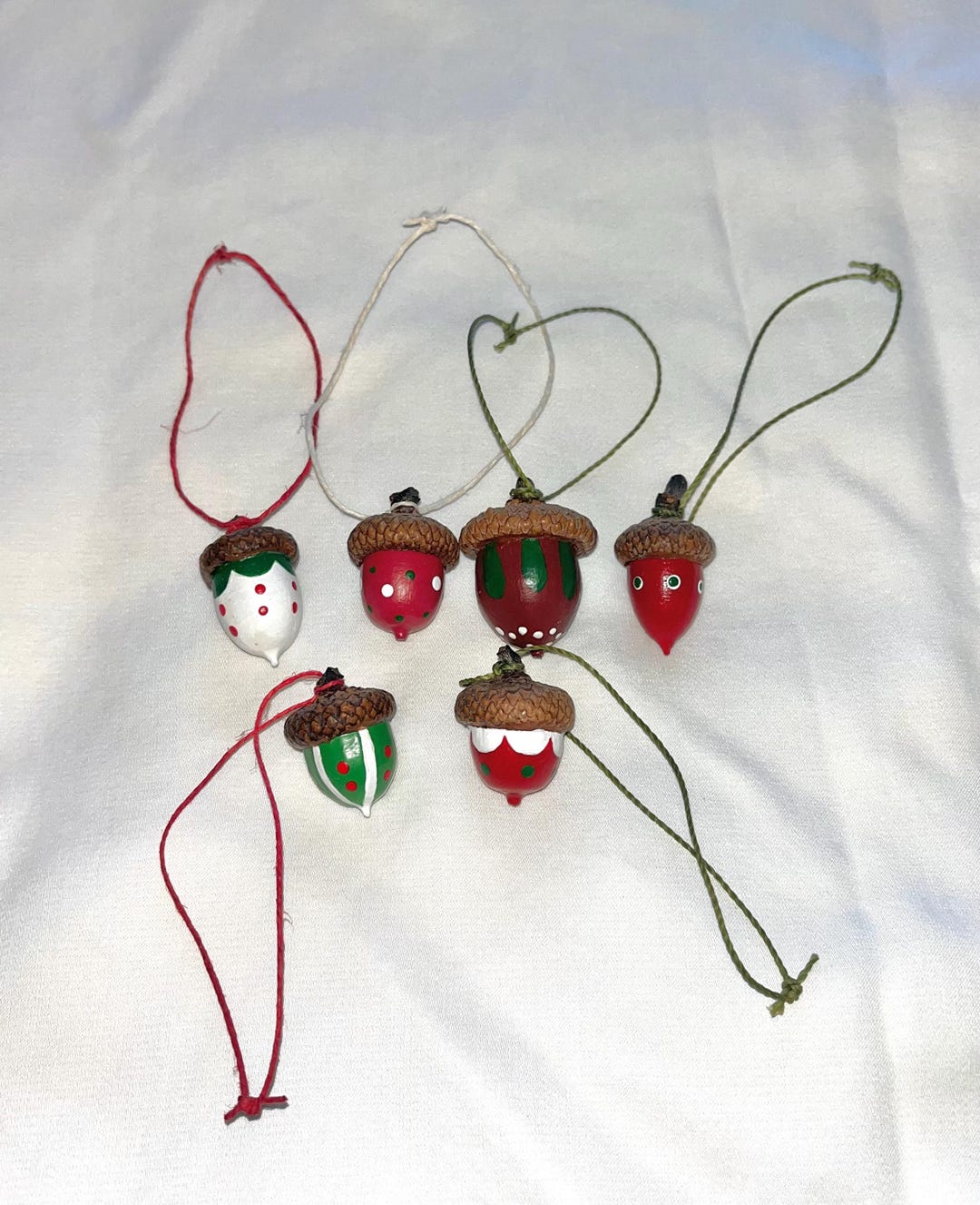 Christmas Acorn Ornaments - Etsy