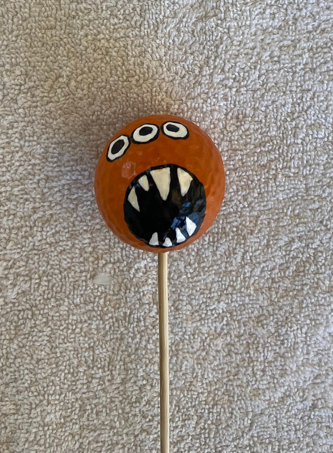 Golf Ball Monster Orange - Etsy