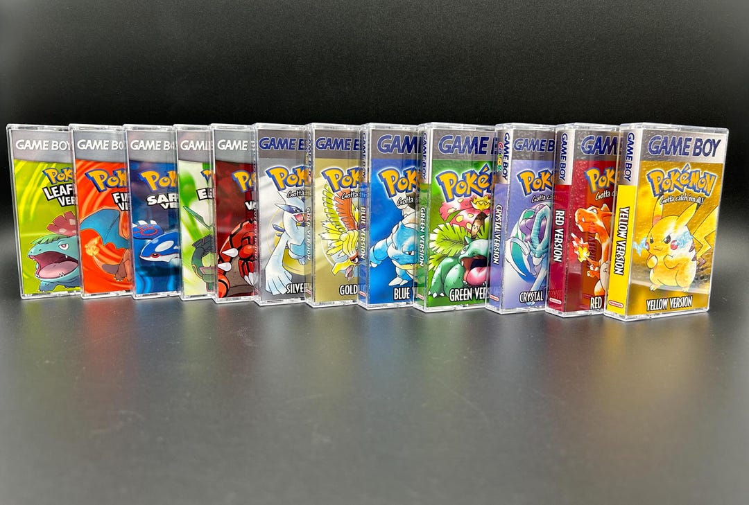 Nintendo Gameboy Custom Cassette Covers for Game Storage New Improved ...