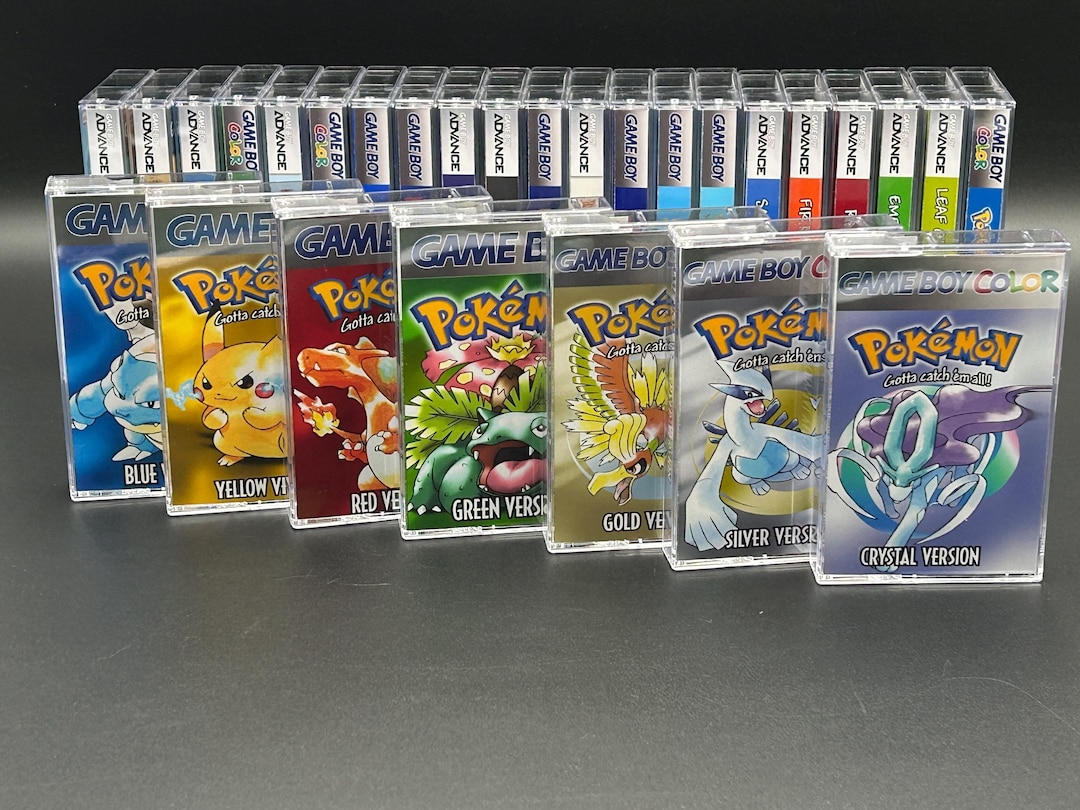 Nintendo Gameboy Custom Cassette Covers for Game Storage - Etsy
