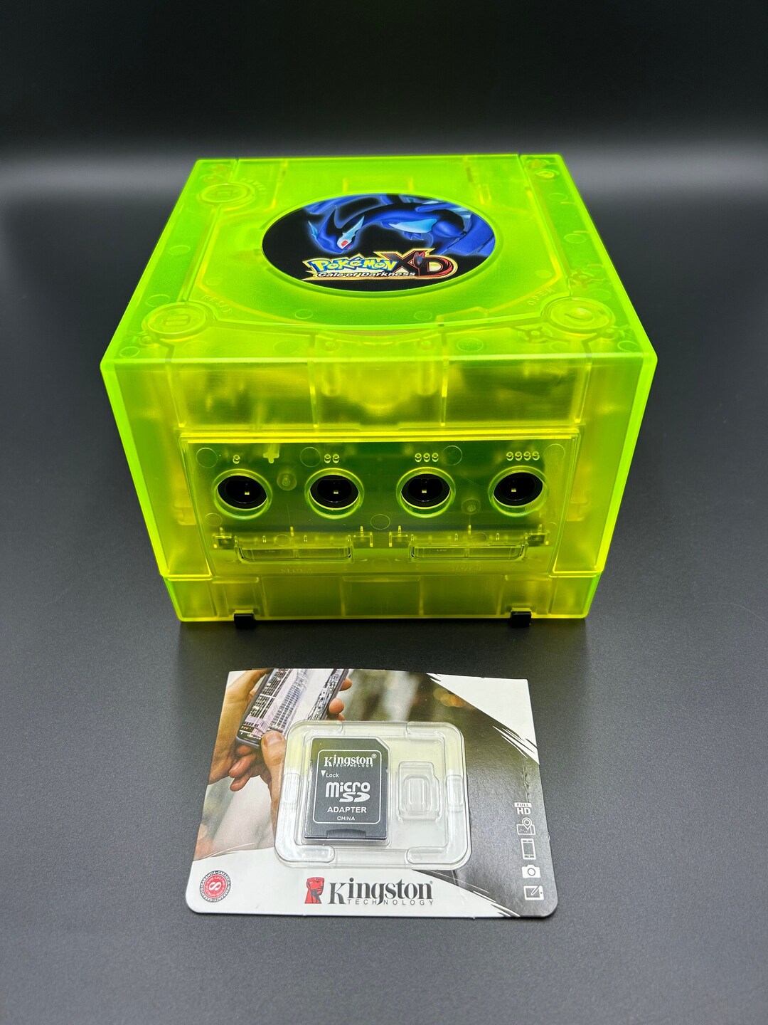 Nintendo Gamecube Clear Yellow Console Pokemon XD Jewel, LED Mods ...