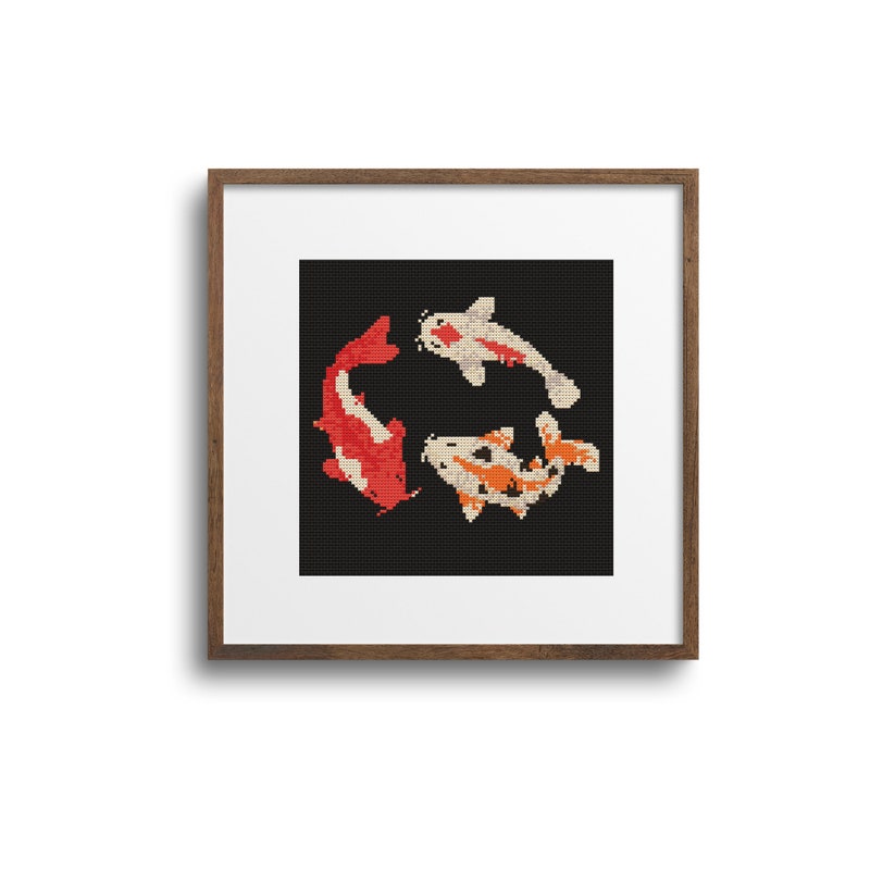 Fish Cross Stitch - Etsy