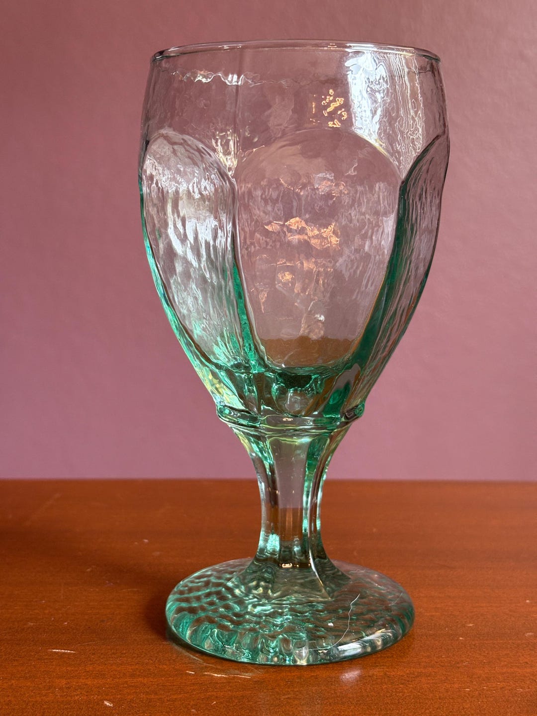 Libbey 2488 Chivalry Water Goblet 12 Oz. Beverage Glass Blue or Green ...