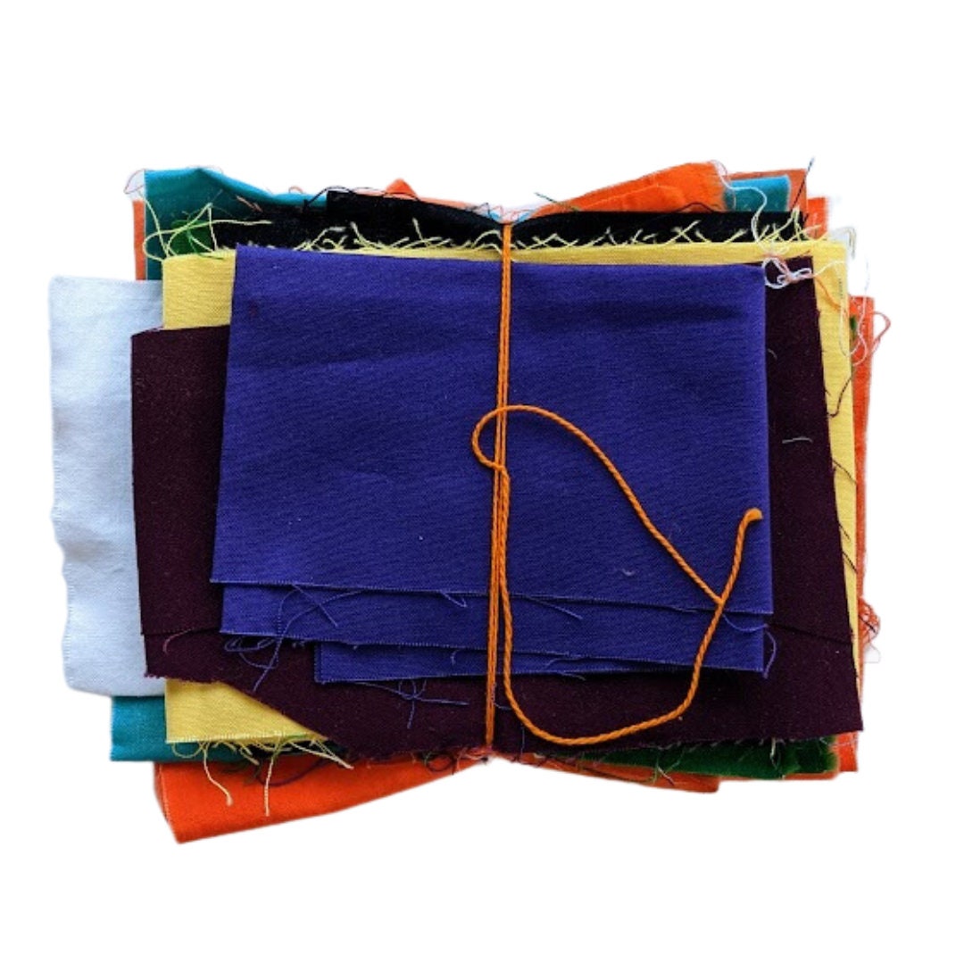 Solid Fabric Scrap Pack - Etsy