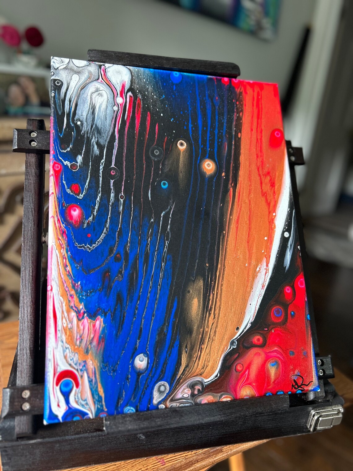 Nike Spikes 11x14” Acrylic Pour Painting - Etsy