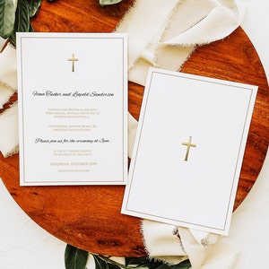 Traditional Wedding Invitation Template Wedding Stationary - Etsy