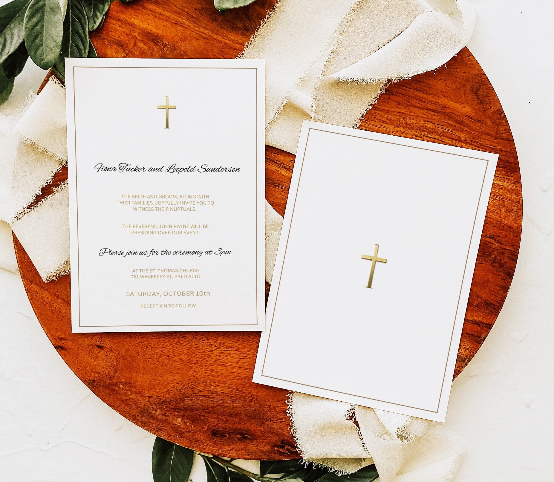 Traditional Wedding Invitation Template Wedding Stationary - Etsy